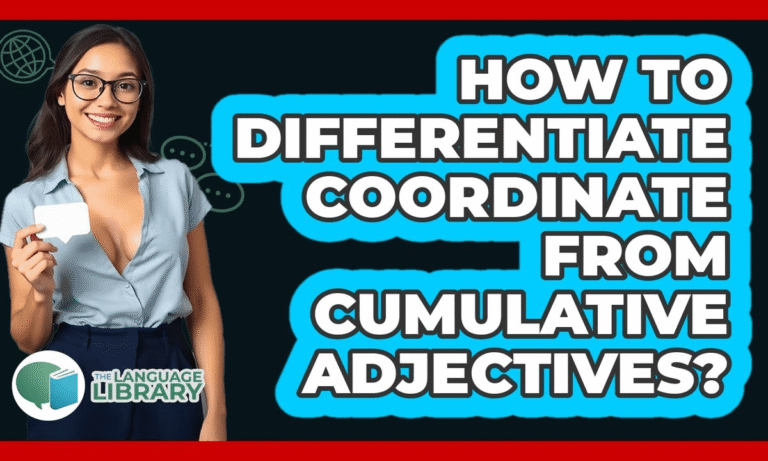 Coordinate Adjectives